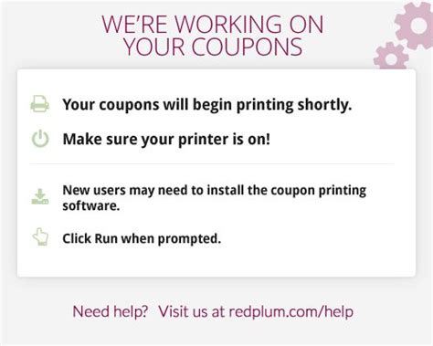 Processing Coupons Printable Coupons Print Coupons