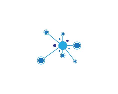 Molecule Vector Icon Illustration Design Shape Concept Structure Vector Shape Concept