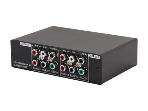 StarTech Com Port Component Video Splitter With Digital Audio ST HDA Newegg Com