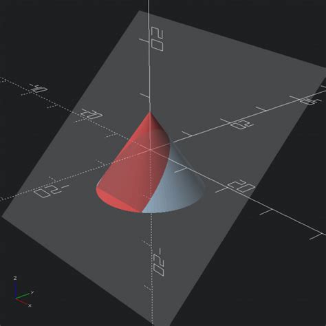 visualizing cross sections in primitive 3d shapes