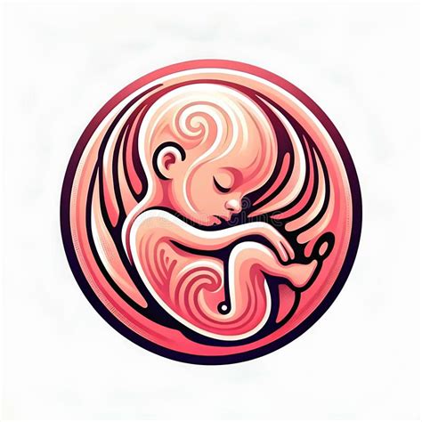 Illustration Of A Fetus Inside The Mother S Uterus Stock Image Image Of Health Life
