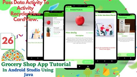 recyclerview onclicklistener to new activity pass data activity to activity grocery app