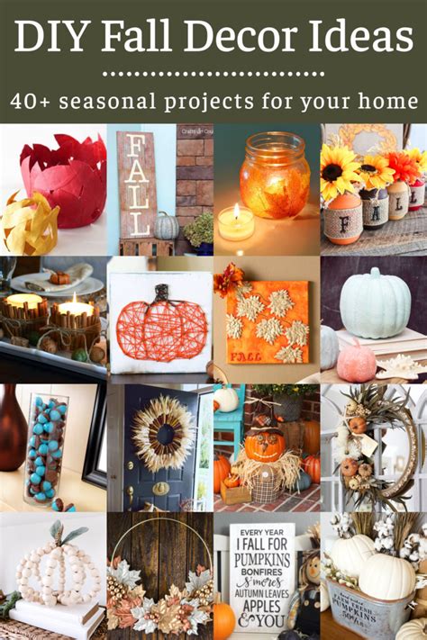 40 Diy Fall Decor Ideas For A Cozy Home Mod Podge Rocks