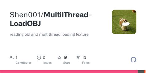 Github Shen001multilthread Loadobj Reading Obj And Multithread
