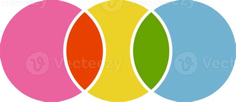 Venn Diagram Circle Intersection For Infographic 3 Three Graph Template 46457443 Png