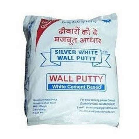 Silver White Cement Based Wall Putty At ₹ 1000 Bag Cement Wall Putty