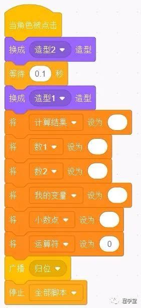 Scratch代码四则运算的终极大招——用scratch制作计算器（显示数字及全部代码） Csdn博客