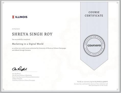 Shreya Singh Roy On Linkedin Finally Completed This Amazing Course Thank You So Much Coursera