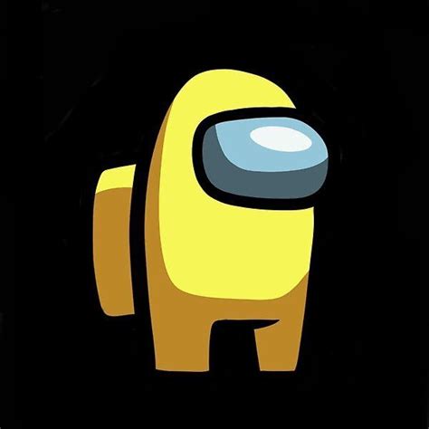 Among Us Character Yellow Character Symbols Art