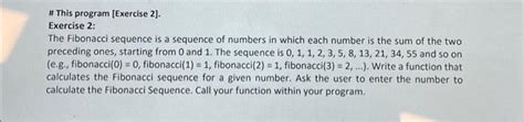 Solved This Program Exercise 2 Exercise 2 The