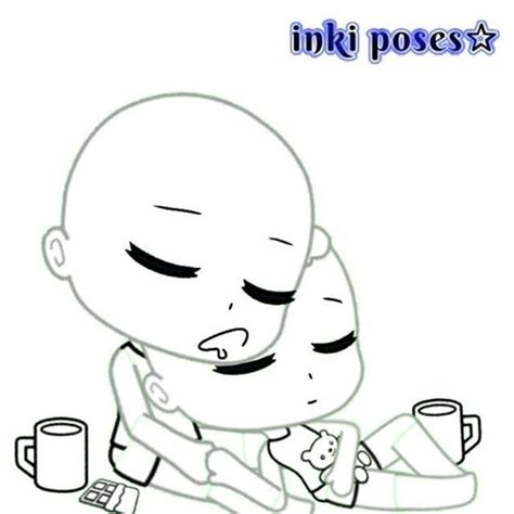 Anime Chibi Couple Poses Auction Semi Chibi Couple Ych Closed By Shizuoki Anime Poses