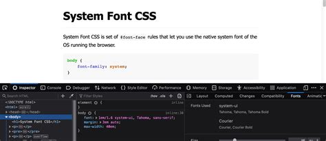 defaults to tahoma on mac firefox · issue 22 · csstools system font css · github