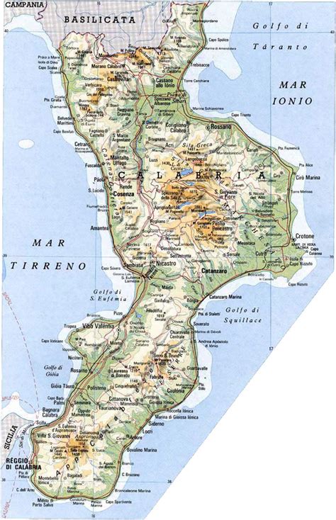 D Attorre Calabria Map