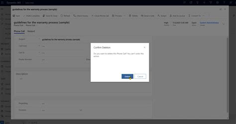 complete cancel or delete an activity in dynamics 365 beehexa