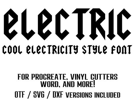 Electric Font Lightning Font Svg Font Cricut Font Alphabet Etsy In 2022 Silhouette Fonts