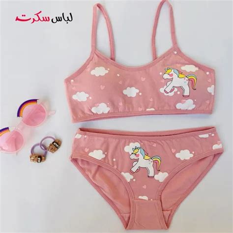 ست لباس زیر دخترانه فانتزی یونیکورن Ls022152 با قیمت ارزان