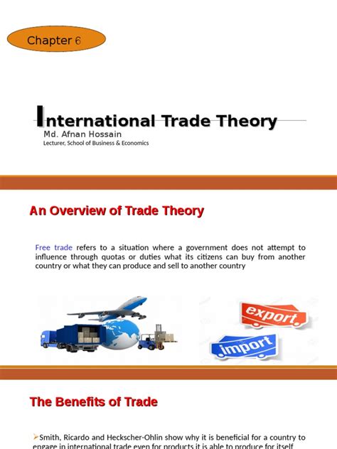 Chapter 6 International Trade Theory Pdf Comparative Advantage Trade