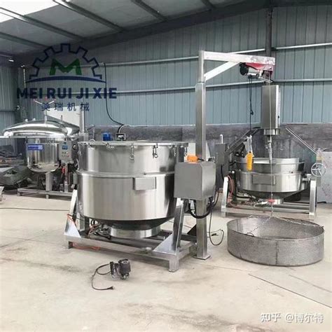 中央厨房用卤煮漂烫油炸一体锅 液压自动出料夹层锅 商用中央厨房炖肉夹层锅卤猪头高温蒸煮锅羊肉汤高汤浓缩熬制锅 知乎