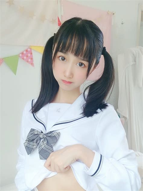 木野 自拍视图 蓝色蕾丝 自拍 美女Cos 木野 蕾丝 兔兔Cos网