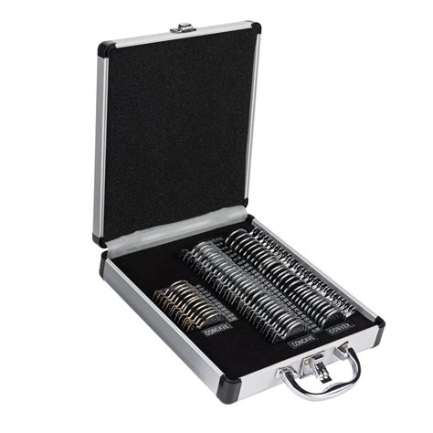 Optical Trial Lens Set 68 Pcs Optometry Kit Metal Rim Case Kit Set