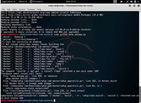 W4sp Lab Installation Problem · Issue 14 · W4sp Bookw4sp Lab · Github
