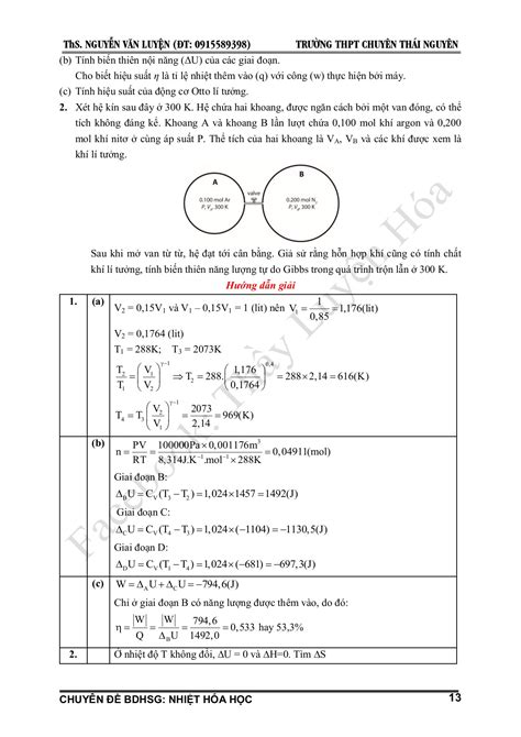 CĐ NHIỆT HÓA HỌC LUYỆN NGUYỄN Page Flip PDF Online PubHTML