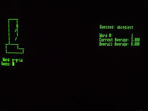 GitHub Sblendorio Hangman Cpm C Implementation For CP M Of The