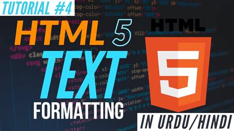 Learn Html 5 Html Text Formatting Web Development Tutorial 4