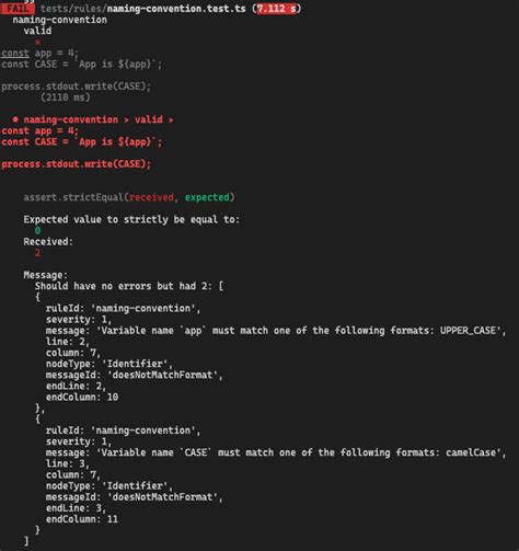 [ typescript eslint naming convention] not working · issue 3065