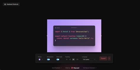 Turn Code Snippets Into Beautiful Images To Share On Social Media