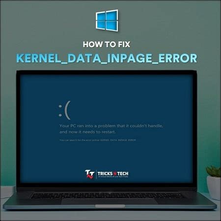 Ways To Fix KERNEL DATA INPAGE ERROR On Windows OS