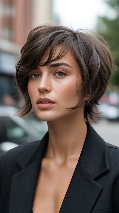 21 Short Layered Hair With Bangs Ideas That Are Cute Fresh And Full