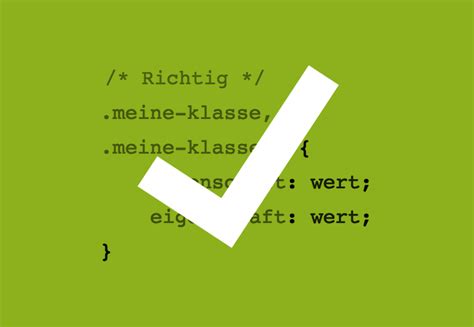 Css Coding Guidelines Css Code Besser Schreiben Formatieren Und