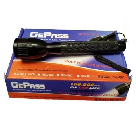 Gepass Super Bright Led Torch Rl 601 Flashlight Buy In Pakistan