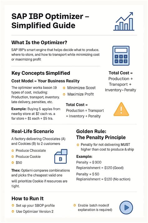 Sap Ibp Optimizer A Beginners Guide Arun Kumar Kasinathan Posted On
