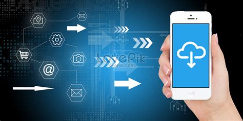 스마트폰 기술 배경 배경 사진 및 창의적인 일러스트 무료 다운로드 Lovepik