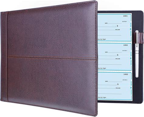 Antner 7 Ring Business Checkbook Binder For Business