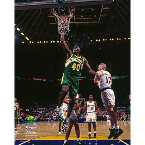 Shawn Kemp Seattle Supersonics Fanatics Authentic Unsigned Hardwood