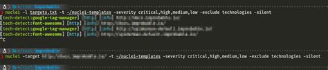 Issue Exclude Or Ignore Not Running With L Parameter Issue Projectdiscovery Nuclei
