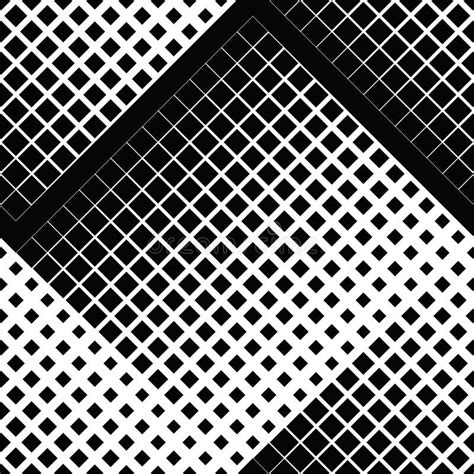 Seamless Square Pattern Background Design Monochrome Vector Graphic