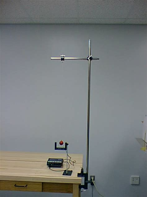 thisexperiment uses the computer multimedia system to measure the motion ofa simple pendulum as