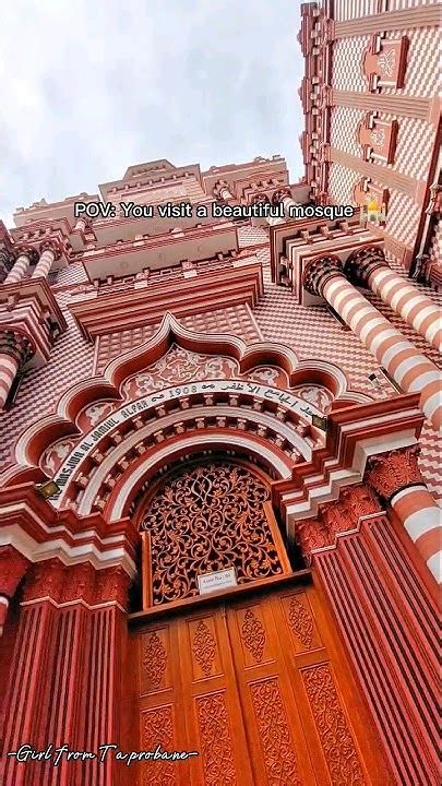 Things To Do In Colombo Sri Lanka 🇱🇰 Red Mosque Prttah Al Jamiul Alfar Mosque රතු පල්ලිය Youtube