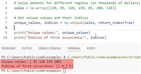 Numpy Unique Function In Python