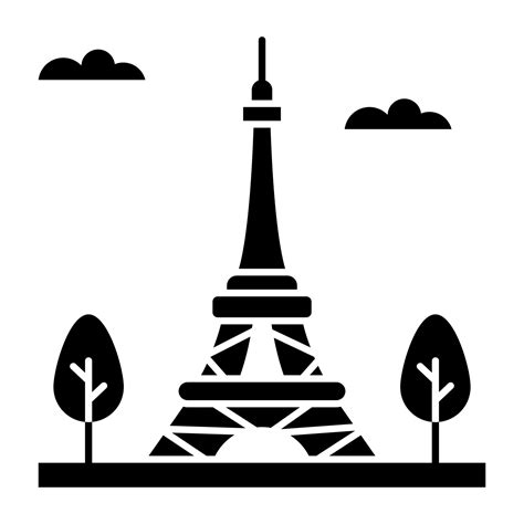 Modern Design Icon Of Eiffel Tower 24167793 Vector Art At Vecteezy