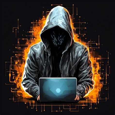 Photo Portrait Of A Scifi Cyberpunk Hacker Hightech Futuristic Man From The Future Generated By