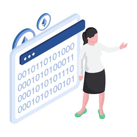 premium vector premium download icon of binary code