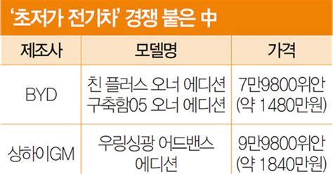 ‘치킨게임 시작한 中 전기차 업계 생생中國