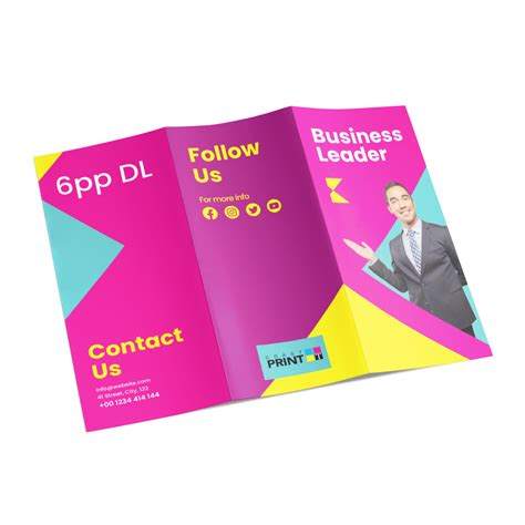 Folded Brochures 6pp Dl A4 To Dl 4pp A5 A4 To A5 Coast Print