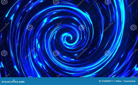 Energy Vortex Liquid Hypnotic Looped Aqua Swirl Turning Luminous Whirlpool Abstract Digital