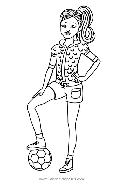 Barbie Doll Coloring Pages Stacie